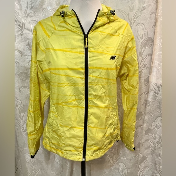 New Balance | Jackets & Coats | New Balance Yellow Windbreaker With ...
